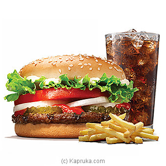 Burger King Whopper Jr. Beef Meal Regular starting from LKR 780 ...