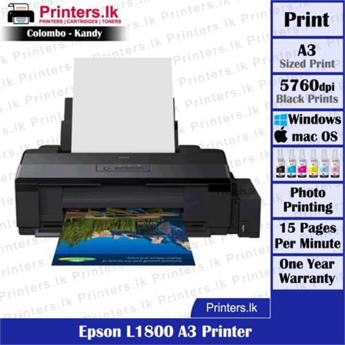 Epson L1800 starting from LKR 265,000 | Compare prices on AnyPrice