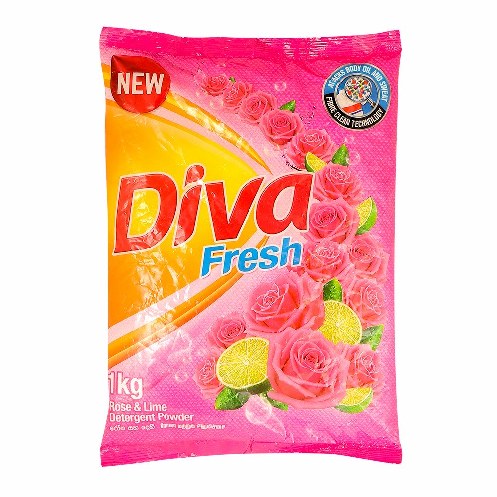 Diva Fresh Rose & Lime Detergent Powder 1kg starting from LKR 0 ...
